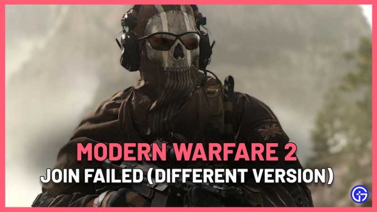 Fix Modern Warfare 2 "Join Failed You Are On A Different Version"