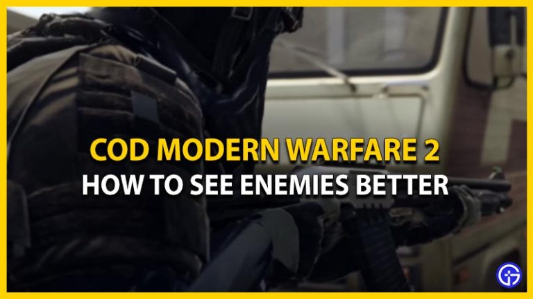 How To See Enemies Better In COD MW2 - Gamer Tweak