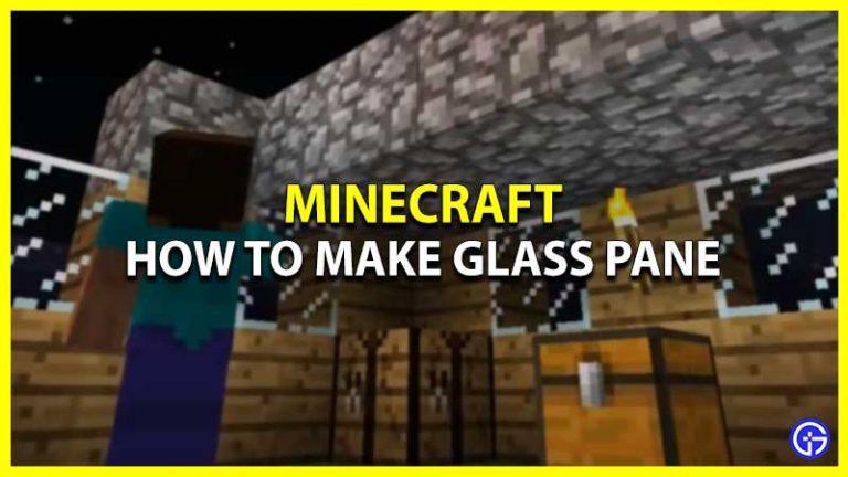 How To Craft Glass Pane In Minecraft - Gamer Tweak