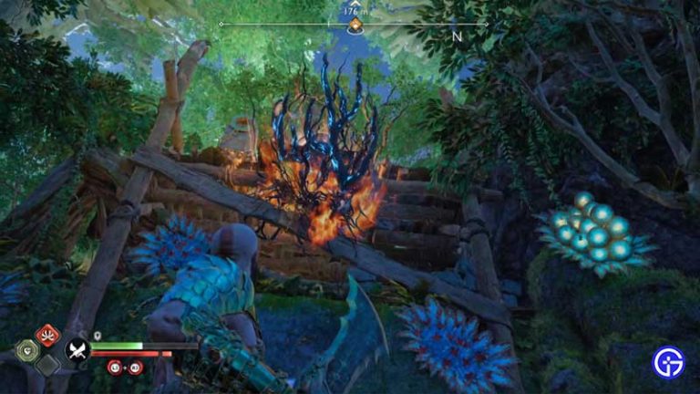 GoW Ragnarok: How To Remove Blue Vines [Thorny Branches]