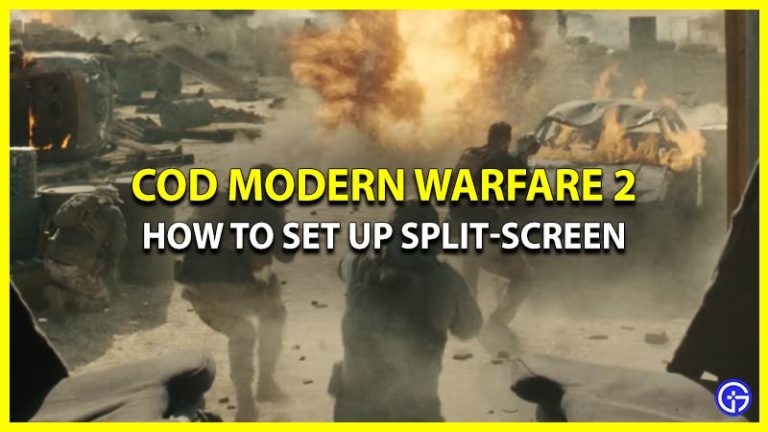 How To Set Up Split-Screen In COD MW2- Gamer Tweak