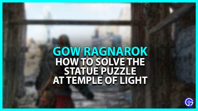 GoW Ragnarok: How To Solve Statue Puzzle In Temple Of Light