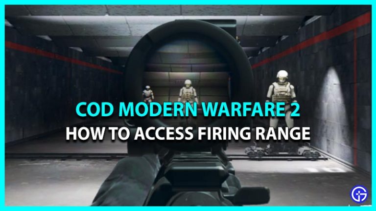 How to Access Firing Range in COD MW2 - Gamer Tweak