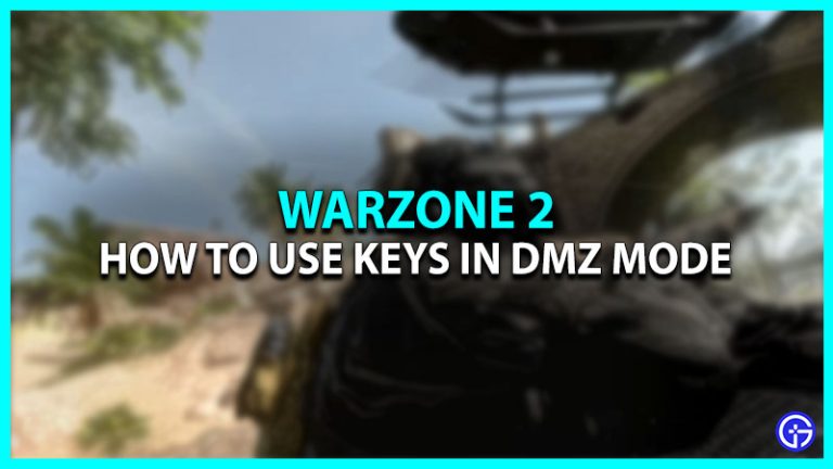 COD Warzone 2 Keys: How To Use Them In DMZ? - Gamer Tweak