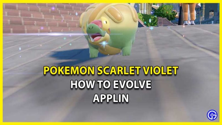 How To Evolve Applin Pokemon Scarlet Violet (Flapple, Appletun)