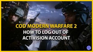 How To Log Out Of Activision Account In COD MW2
