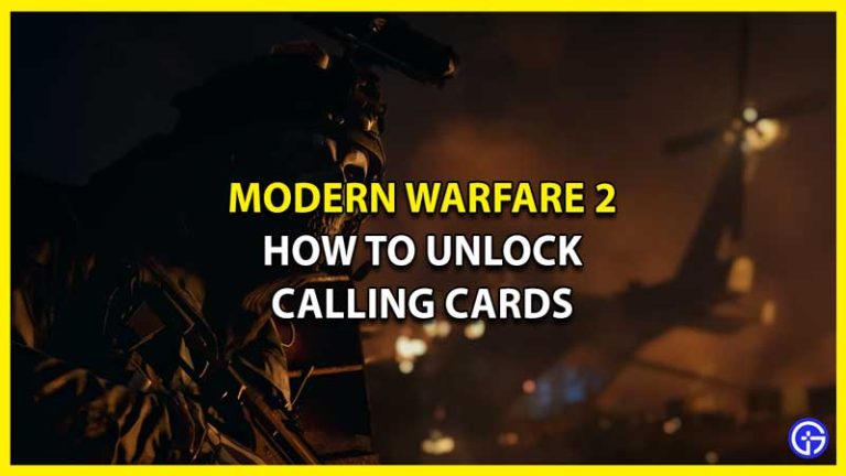 MW2: How To Unlock All Calling Cards - Gamer Tweak