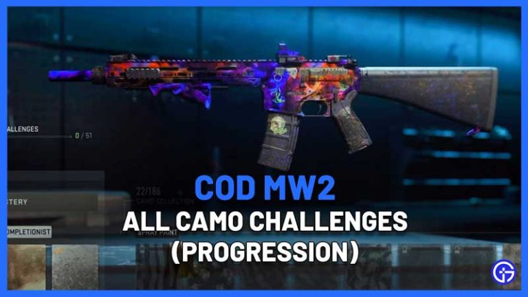 COD MW2 Camo Challenges List (Progression Explained)