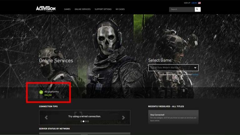COD MW2 Servers Under Temporary Maintenance [Fix]