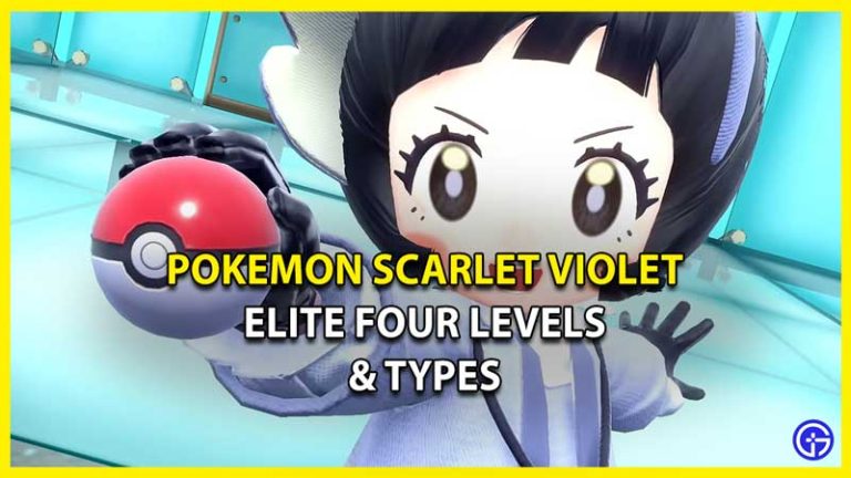 Elite Four Levels & Types Pokemon Scarlet Violet - Gamer Tweak