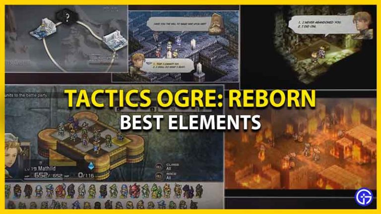 How To Choose The Best Element In Tactics Ogre Reborn