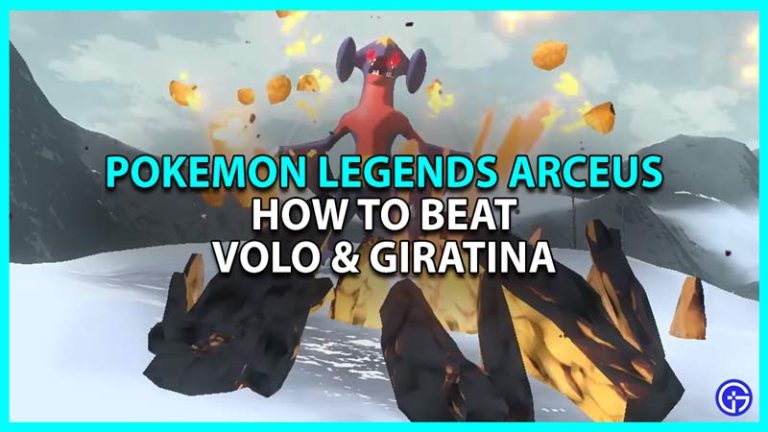 Best Pokemon To Beat Volo & Giratina In Legends Arceus