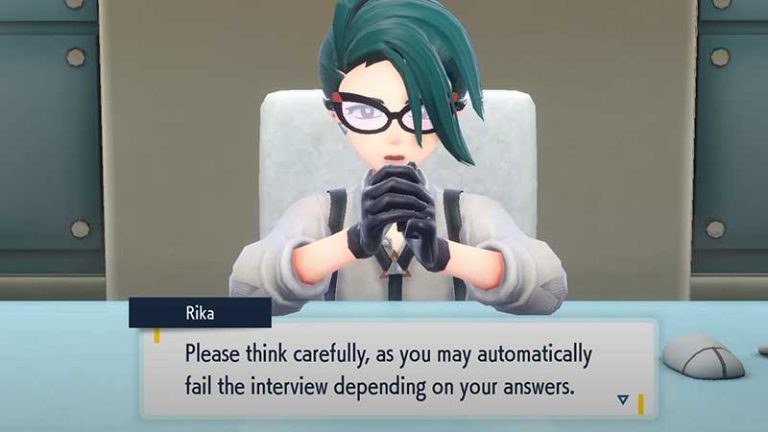 Correct Answers For Elite Four Rika Interview Quiz In Pokemon SV