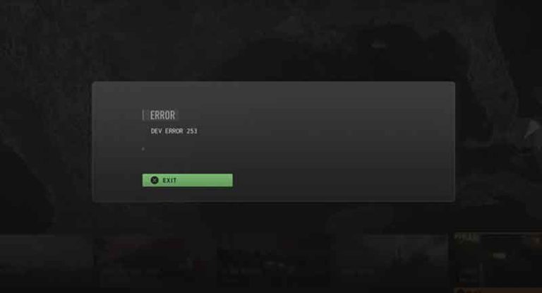 How To Fix Dev Error 253 In Modern Warfare 2 - Gamer Tweak