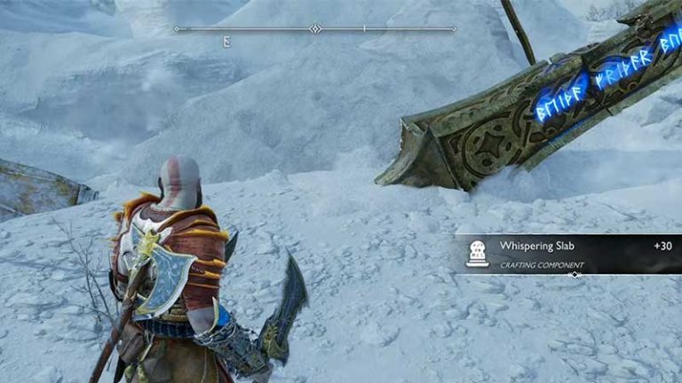 Where To Get Whispering Slab In God Of War Ragnarok