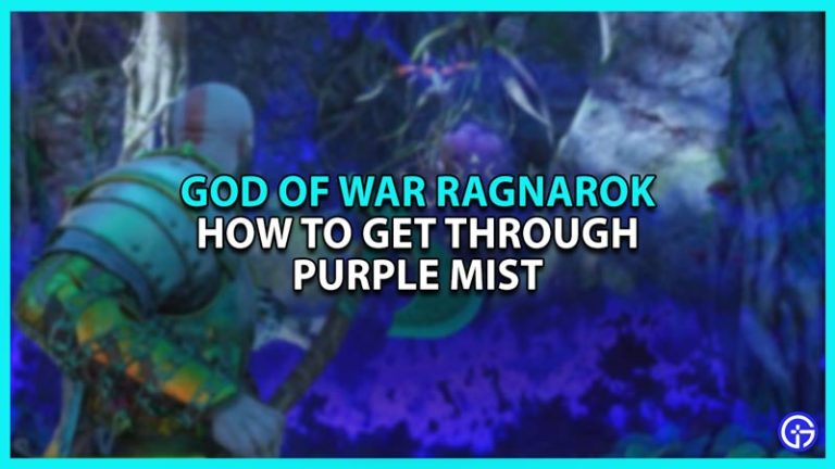 How To Get Through Purple Mist In God of War Ragnarok