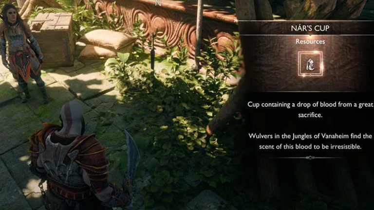 God of War Ragnarok Nar's Cup Location - Gamer Tweak