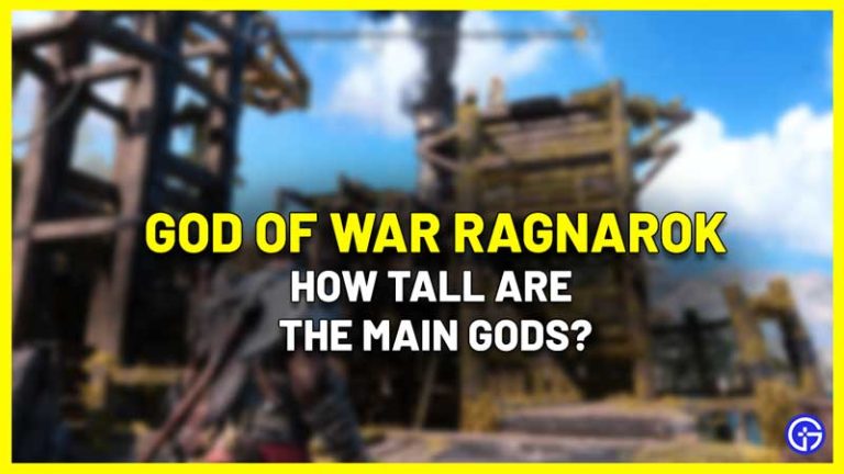 Heights Of Kratos, Tyr, Thor & Odin In God Of War Ragnarok