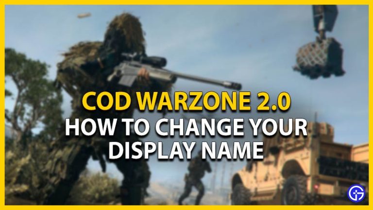 How To Change Your Display Name In Warzone 2.0 - Gamer Tweak