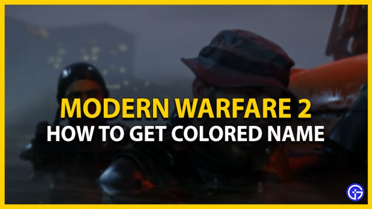 How To Change Or Get A Colored Name In MW2 - Gamer Tweak