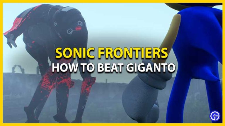 How To Defeat Giganto Boss In Sonic Frontiers - Gamer Tweak