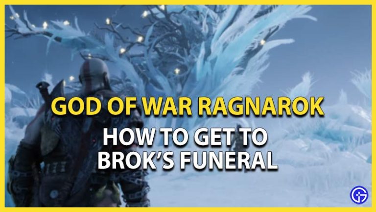 How To Get To Brok's Funeral In God Of War Ragnarok