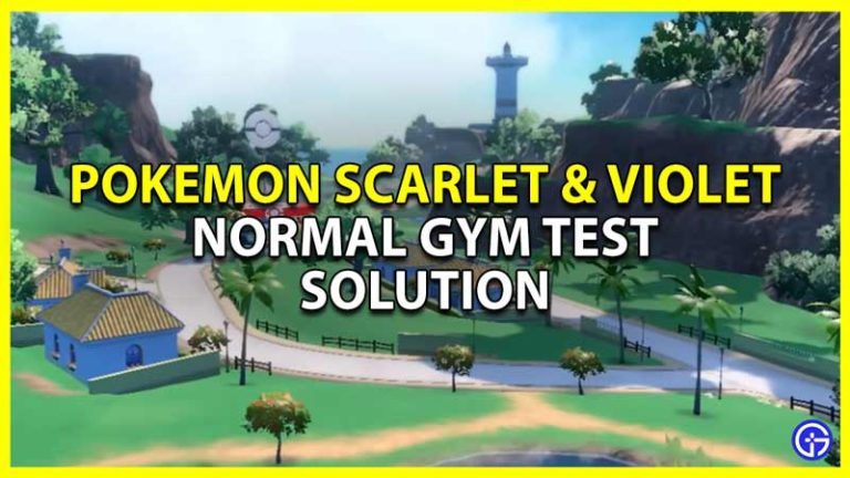 How To Solve Normal Gym Test In Pokemon Scarlet & Violet