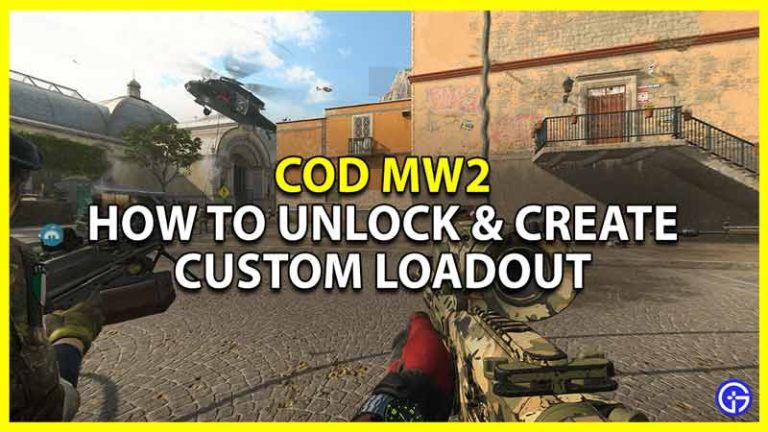How To Unlock & Create Custom Loadout In CoD MW2
