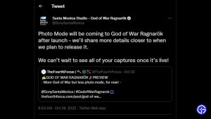 How To Use Photo Mode In God Of War Ragnarok? - Gamer Tweak
