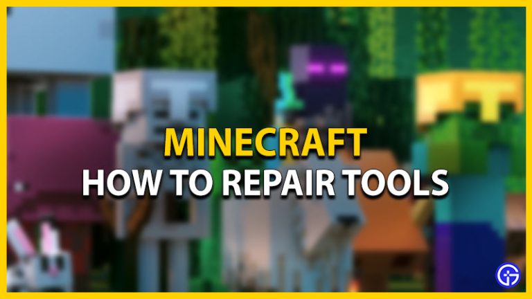 How To Repair Tools In Minecraft - Gamer Tweak