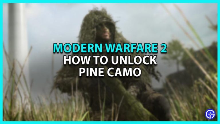How To Unlock Pine Camo In Modern Warfare 2 - Gamer Tweak