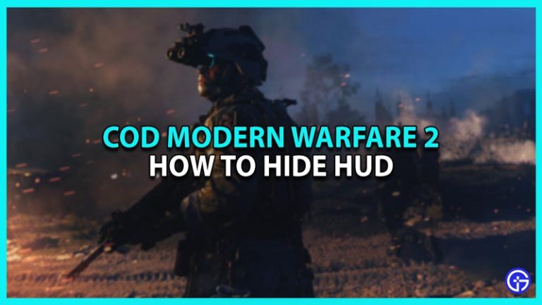 How To Hide HUD In MW2 - Gamer Tweak