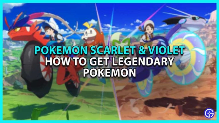 How To Get Legendary Pokemon In Pokemon Scarlet Violet (SV)