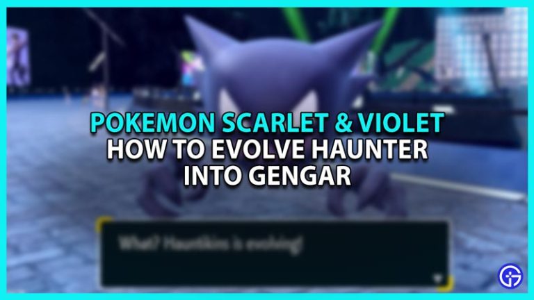 How To Evolve Haunter Into Gengar In Pokemon Scarlet And Violet