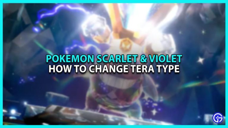 How To Change Tera Type In Pokemon SV (Scarlet Violet)