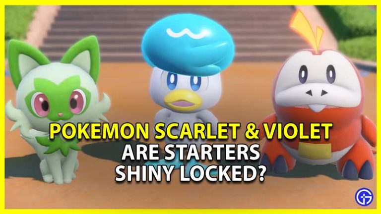Are All Starters Shiny Locked In Pokemon Scarlet & Violet