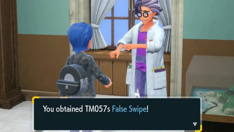 How To Get False Swipe In Pokemon Scarlet Violet (TM 57)