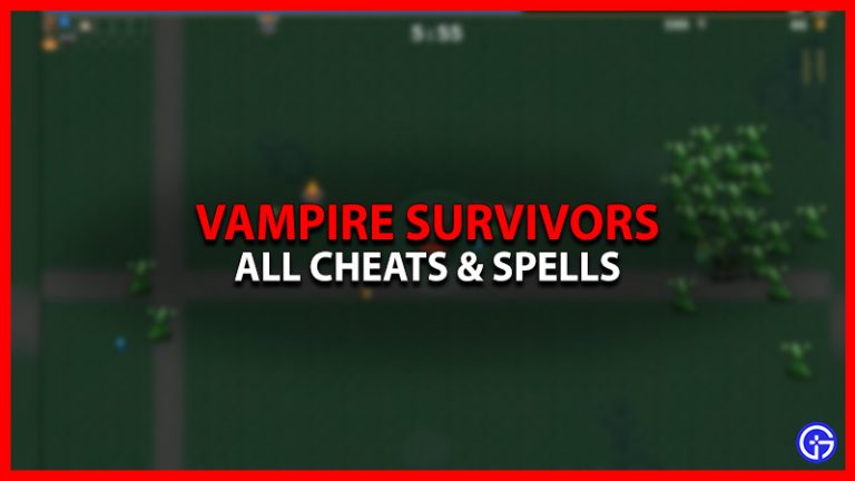 Vampire Survivor: All Cheat Codes List - Gamer Tweak