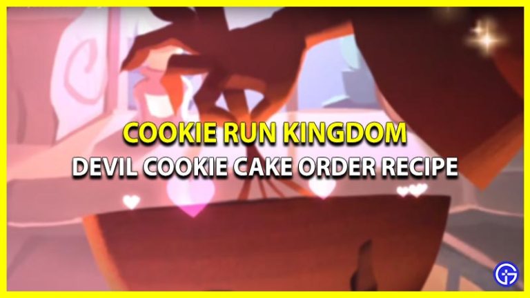 Devil Cookie Cake Order Recipe In Cookie Run Kingdom (CRK)