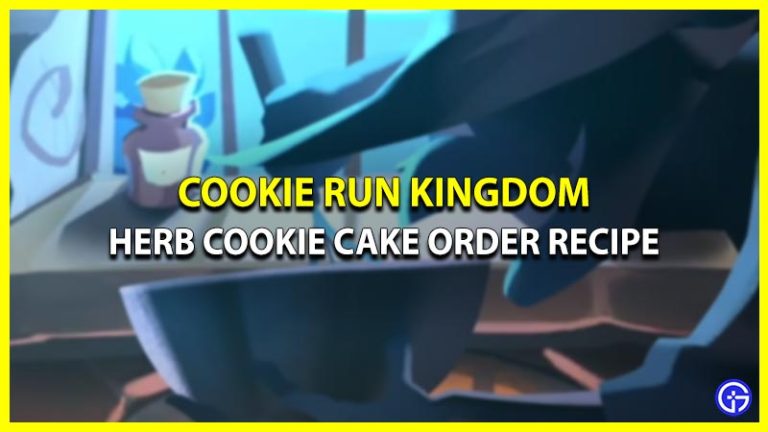 Herb Cookie Cake Order Recipe In Cookie Run Kingdom (CRK)