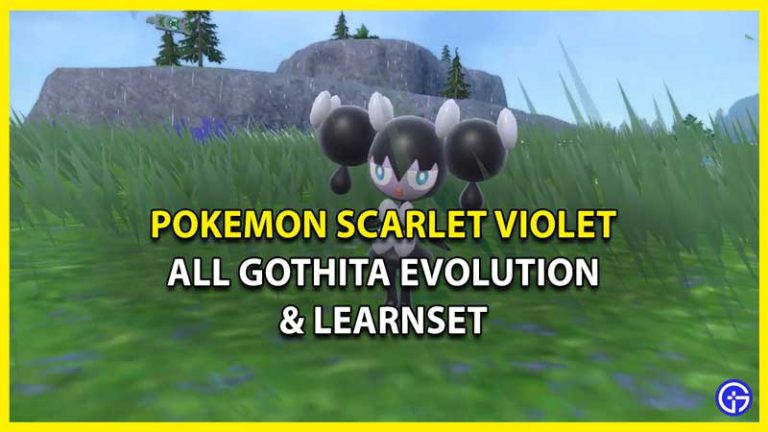 Pokemon Scarlet Violet Gothita Learnset, Evolve To Gothorita