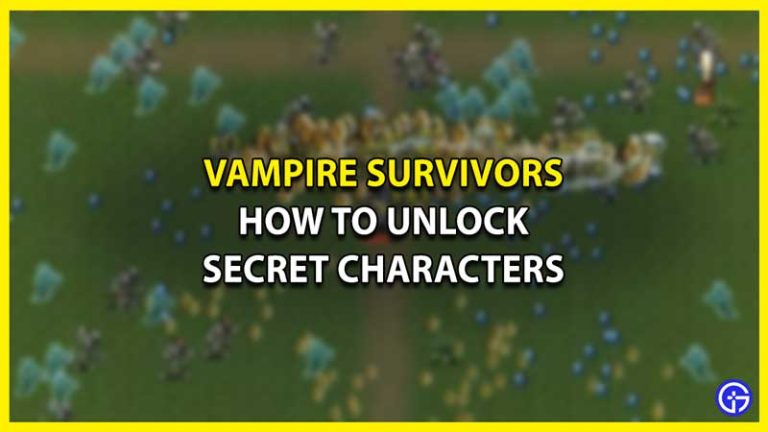 Vampire Survivors Secret Characters: How To Unlock All