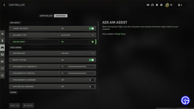 Best Aim Assist Settings In MW2 - Gamer Tweak