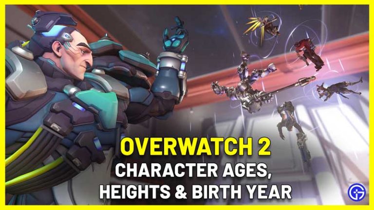 Overwatch 2 Characters Ages, Heights, Birth Year List
