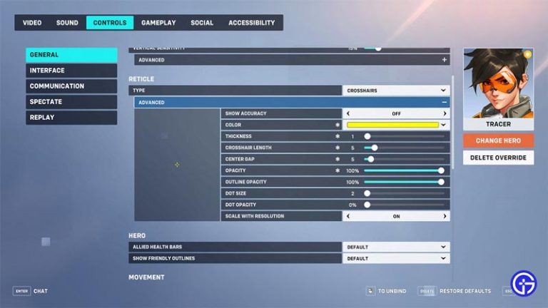 Best Tracer Crosshair To Use In Overwatch 2 - Gamer Tweak