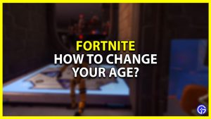 How To Change Your Age In Fortnite? - Gamer Tweak