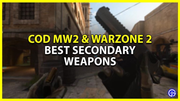 Best Secondary Weapons To Use In CoD MW2 & Warzone 2