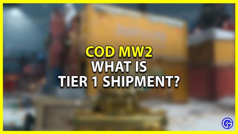 What Is The Tier 1 Shipment Mode In MW2? - Gamer Tweak