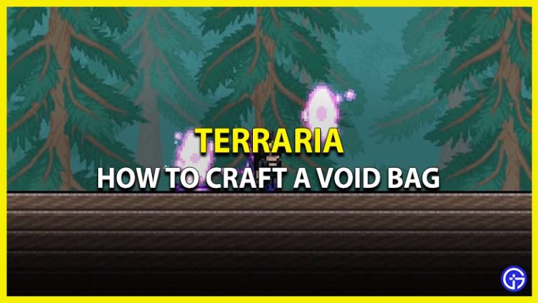 How To Craft A Void Bag In Terraria [Recipe] - Gamer Tweak