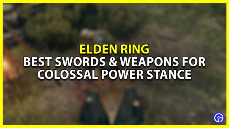 Best Colossal Swords & Weapons To Power Stance In Elden Ring